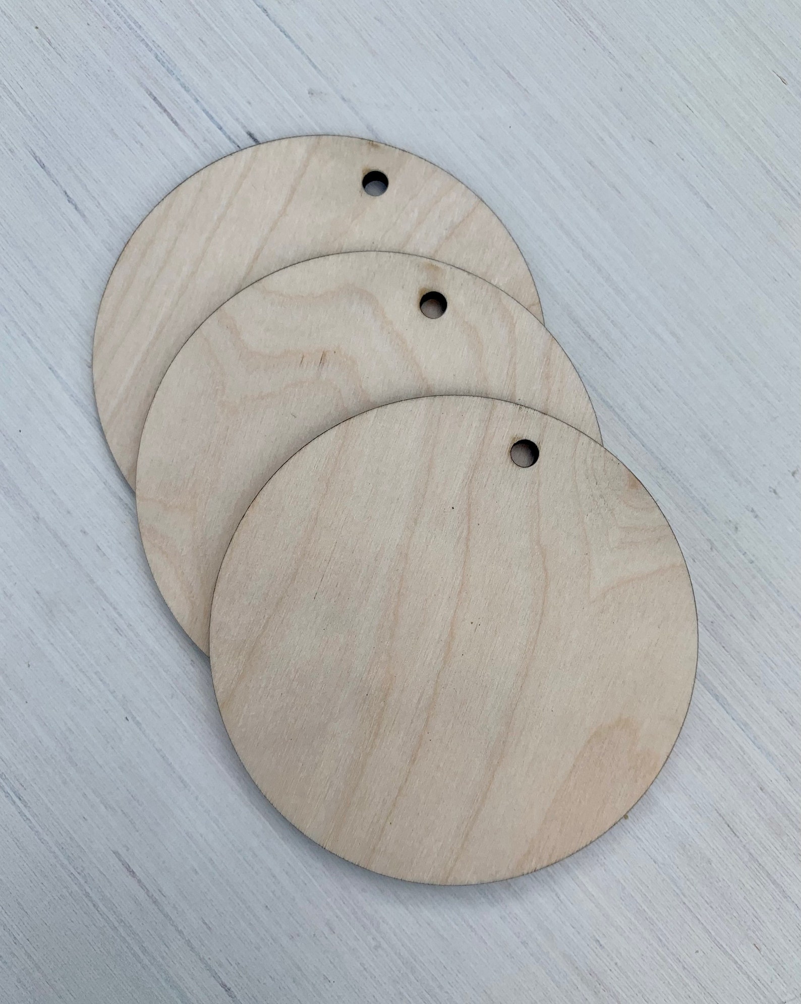 Unfinished Wood Ornament Blanks Set of 10 DIY Ornaments - Etsy