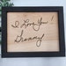 Personalized Handwriting Sign, Handwritten Engraved Letter Love Note ...