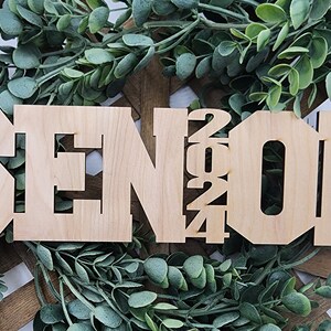 Senior Wood Cutout, Senior Picture Prop, Graduation Party Decor Photo ...