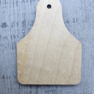 Unfinished Wood Cow Tag Blanks DIY Craft Blanks - Etsy