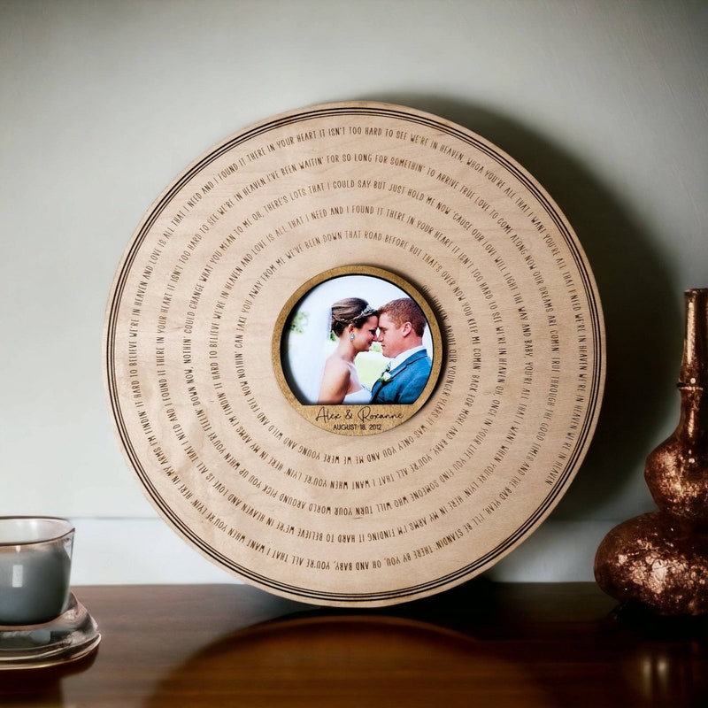 Song Picture Frame - Etsy