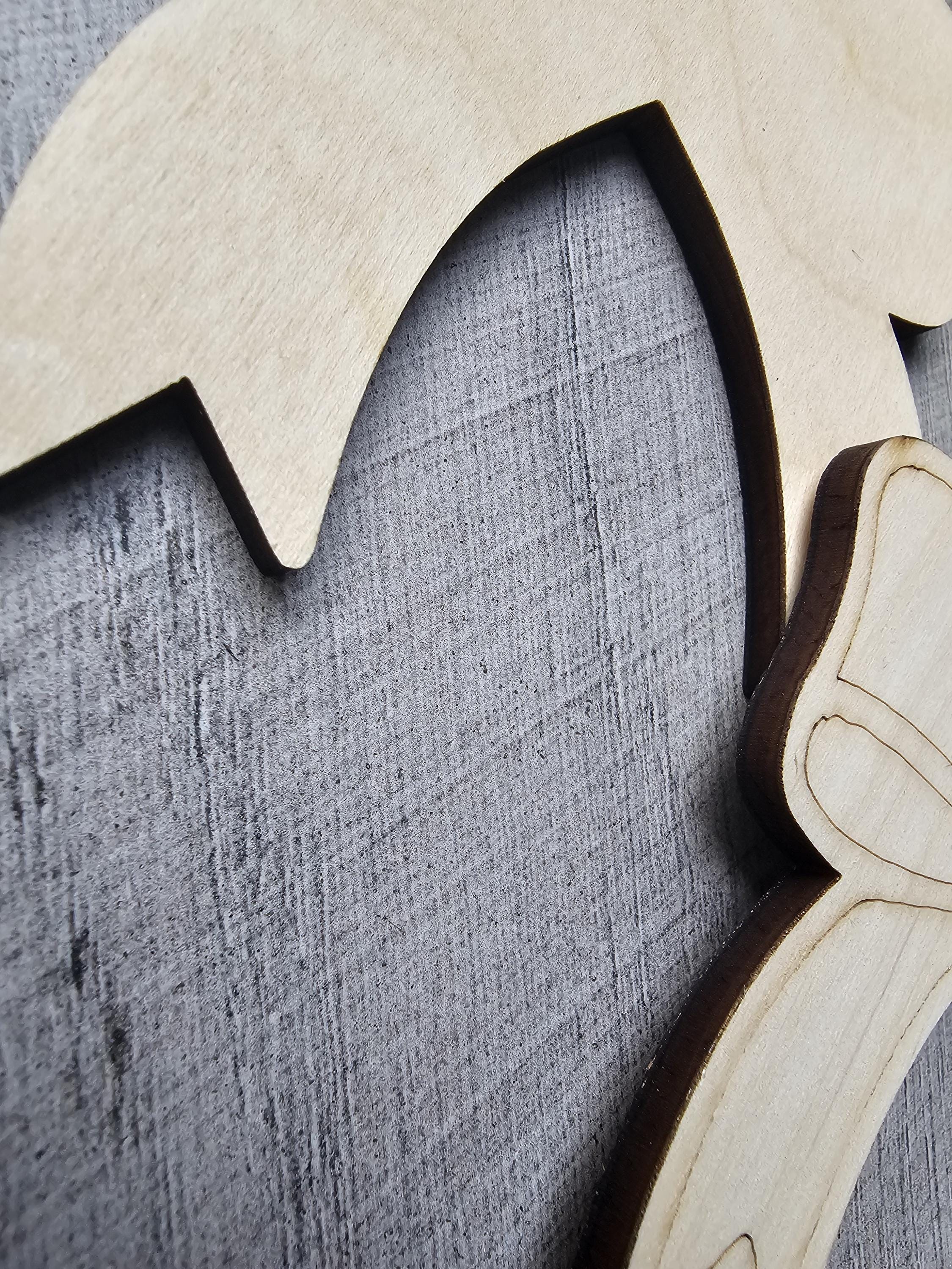 Coquette Bow, Wooden Bow Blank, Wood Crafts, Bow Shape, DIY Craft ...