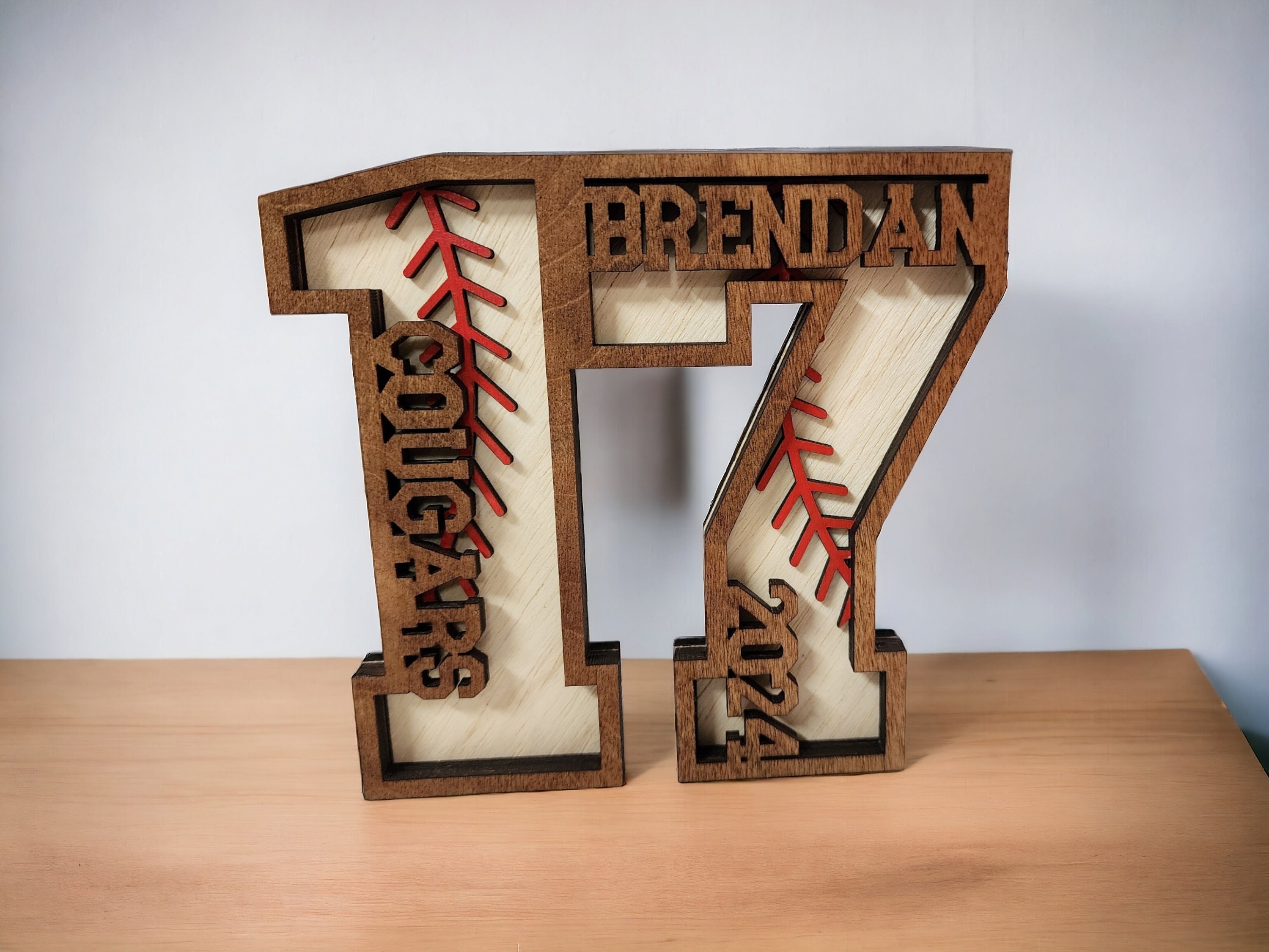 Custom Baseball Senior Gift, Baseball Number, Senior Night Gift, Sports ...