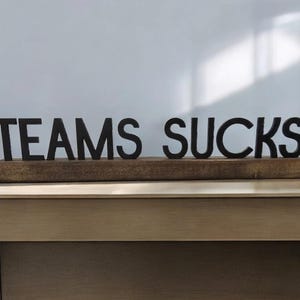 Custom Quote Desktop Sayings, Tabletop Quotes, Wood Letter Ledge, Funny ...