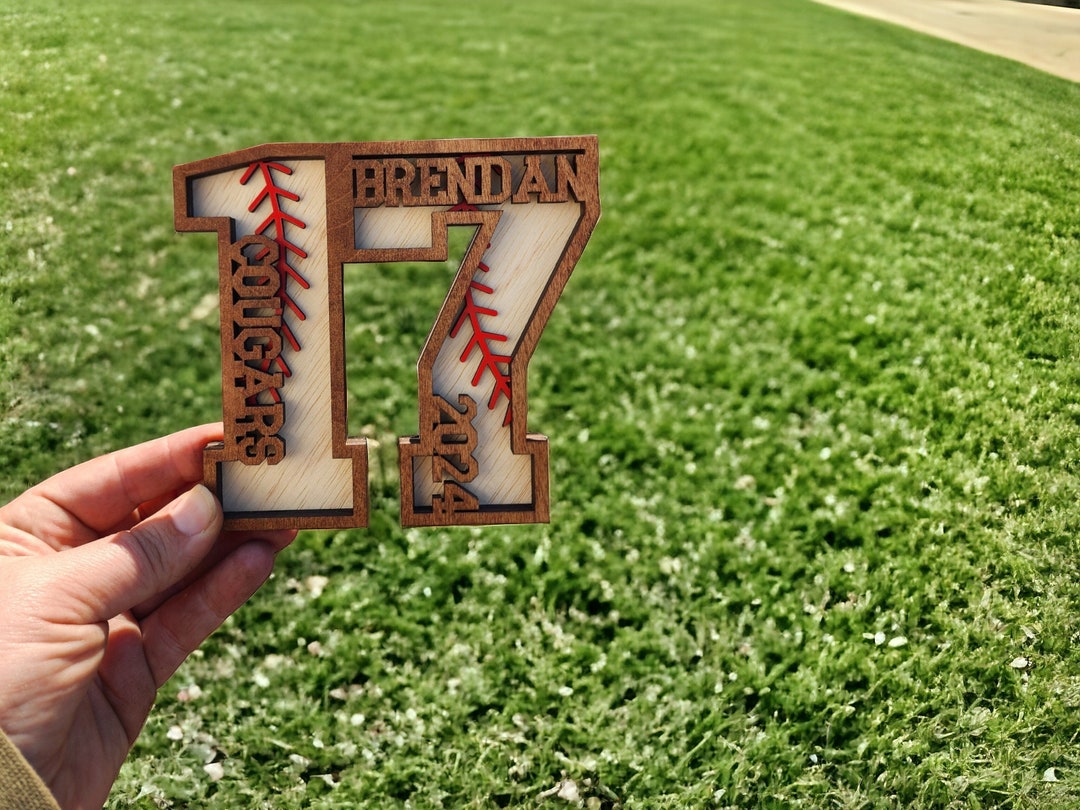 Personalized Baseball Senior Gift Baseball Number, Senior Night, Sports ...