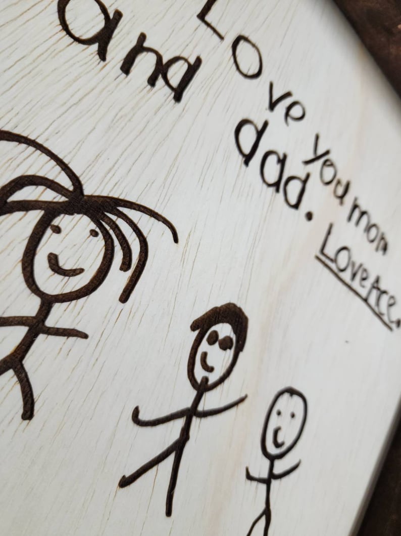 Personalized Handwriting Sign Handwritten Engraved Letter - Etsy