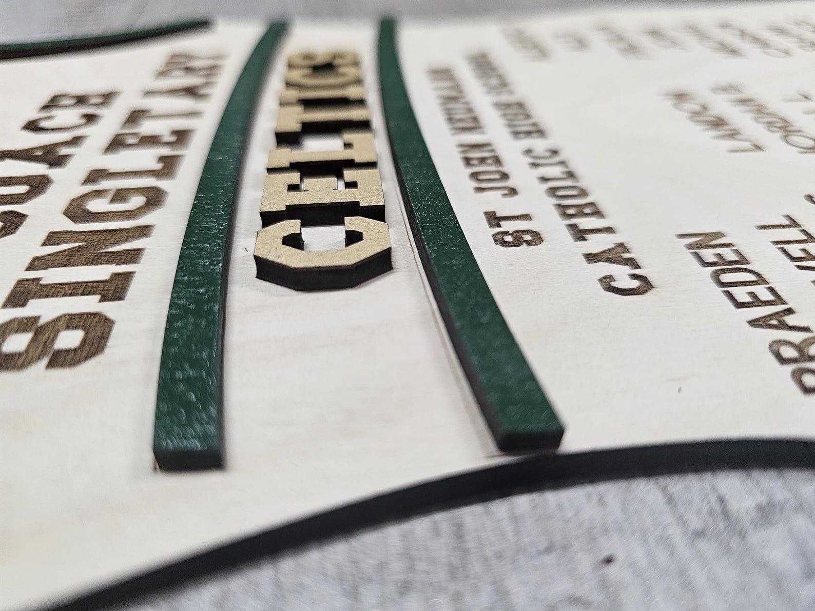 Personalized Wrestling Coach Plaque | Custom Singlet Wood Sign ...