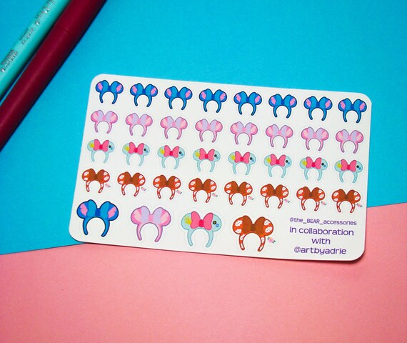Stitch and Friends Paper Planner Stickers Planner Dot - Etsy