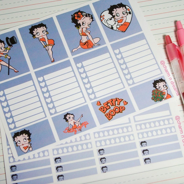 Betty Boop Svg - Etsy