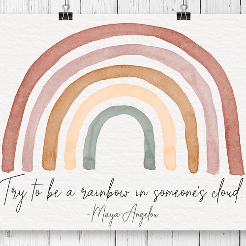 NURSERY quote print Modern Nursery Quote Print Playroom | Etsy