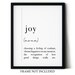 Joy Definition Wall Art, Inspirational Words, Positive Affirmation ...