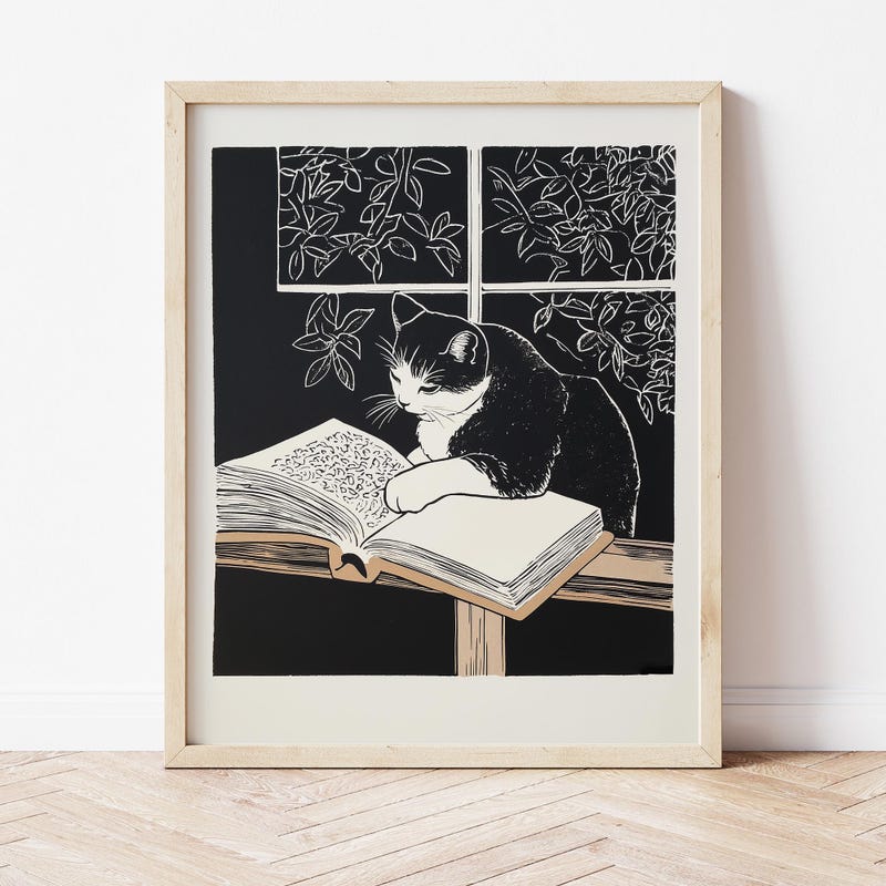 Reading Poster - Etsy