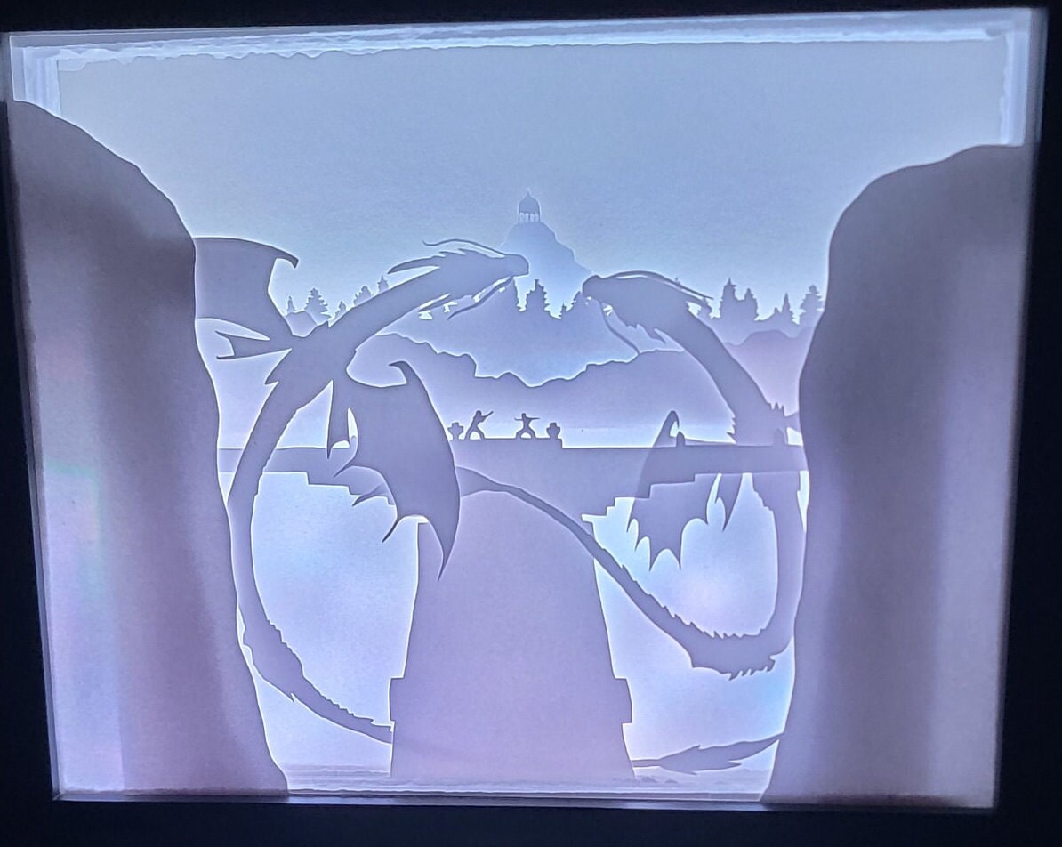 Avatar Shadowbox Frame TEMPLATE - Etsy