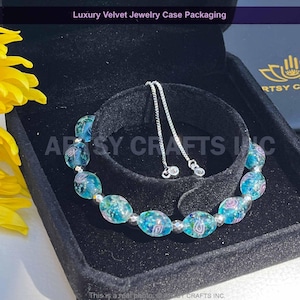 Oval Shaped Glow in the Dark Firefly Bead Bracelets, Adjustable ...