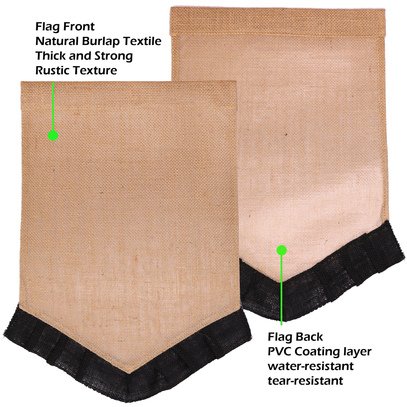 2 Pcs 12x18 Blank Garden Flags for DIY Plain Burlap | Etsy