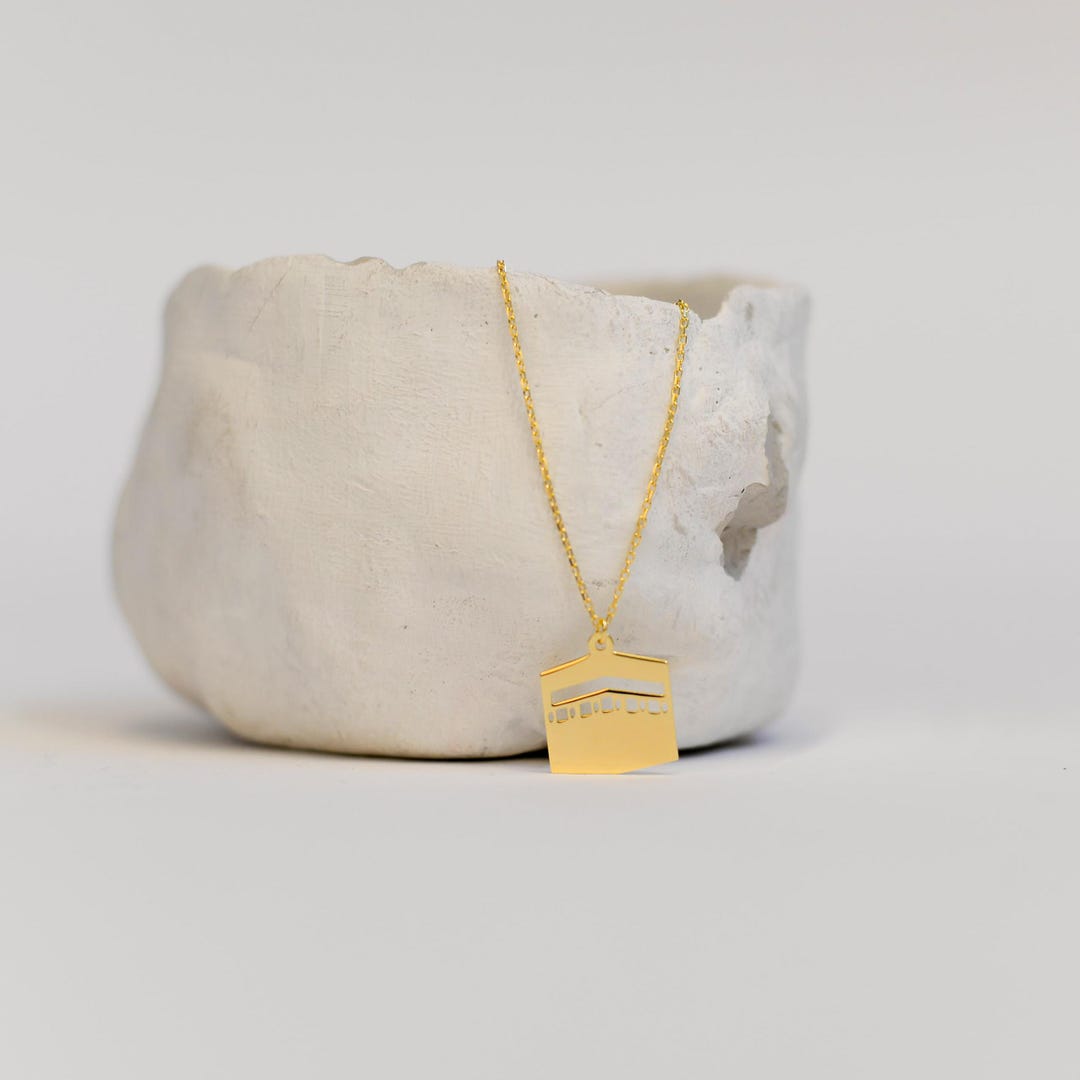 Kaaba Necklace - Handmade Islamic Jewelry Gifts for Muslim Friends ...
