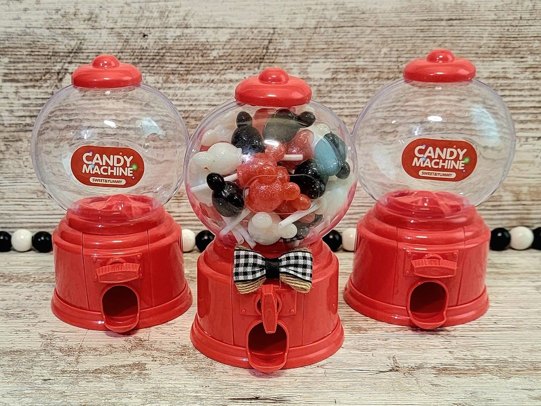 Mini Kawaii Red Bubblegum Machine / Candy Machine for Regular or Mini ...