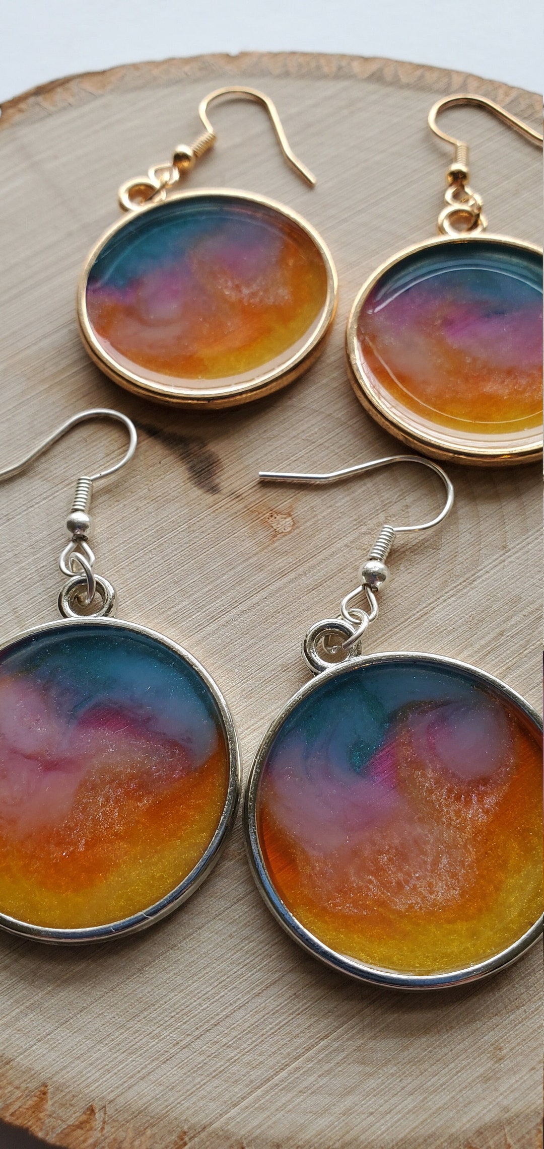 Dawn Circle Earrings / Inspired by the Dawn Earrings - Etsy