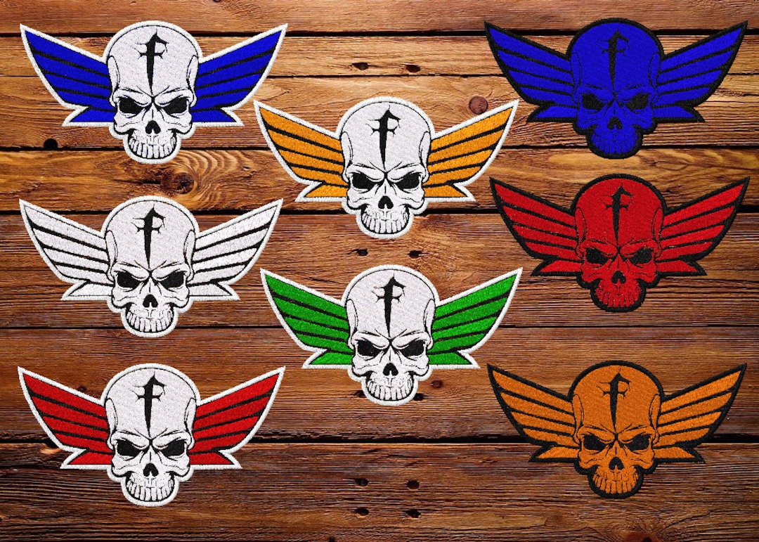Honda Fury Skull and Wings Motorcycle Cut Patch Full - Etsy