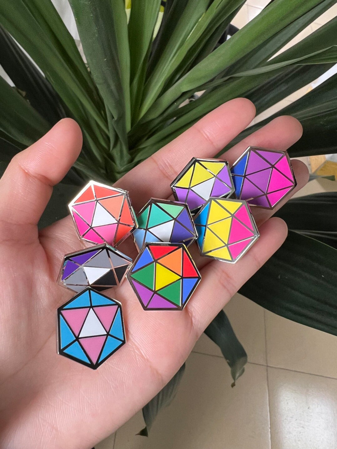 D&D Dice Pride Pins (hard Enamel) - Etsy