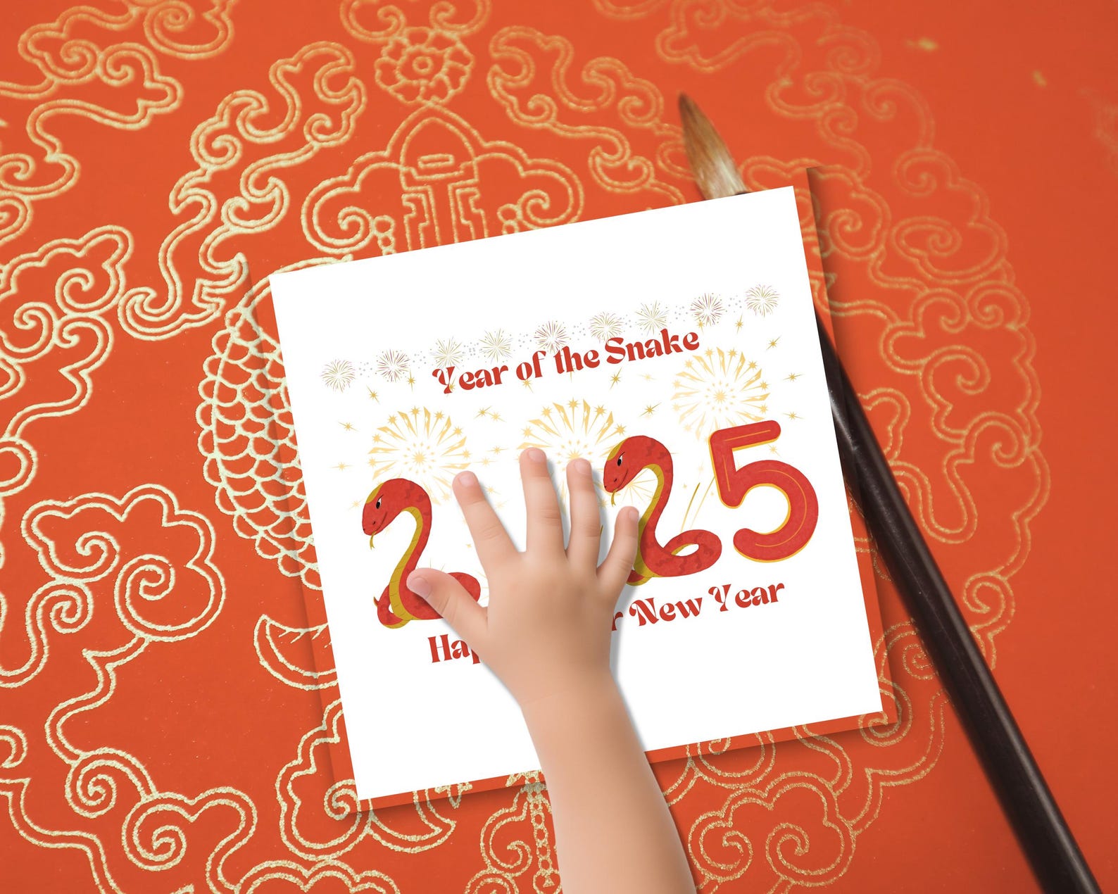 Lunar New Year 2025 Handprint Craft/year of the Snake/chinese New Year ...