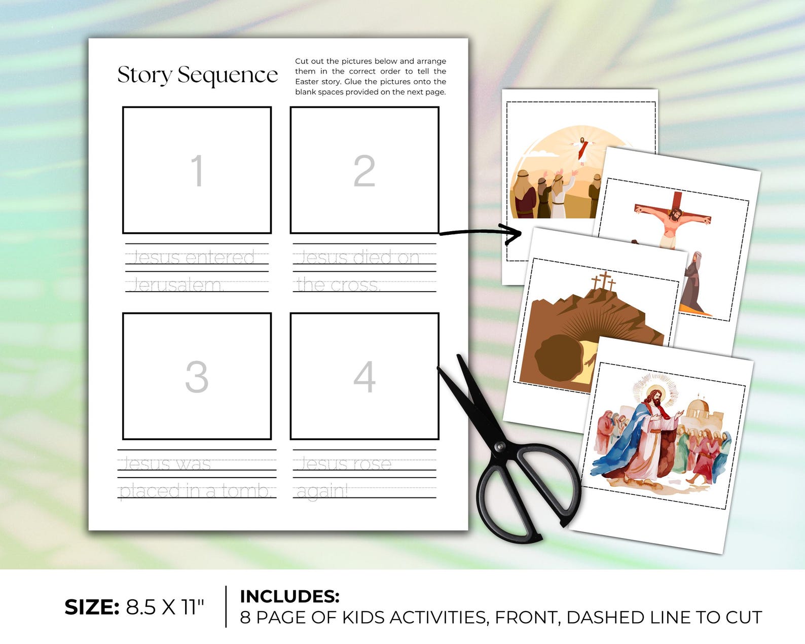 LDS Holy Week Activities Printable/easter Palm Sunday Activity/easter ...