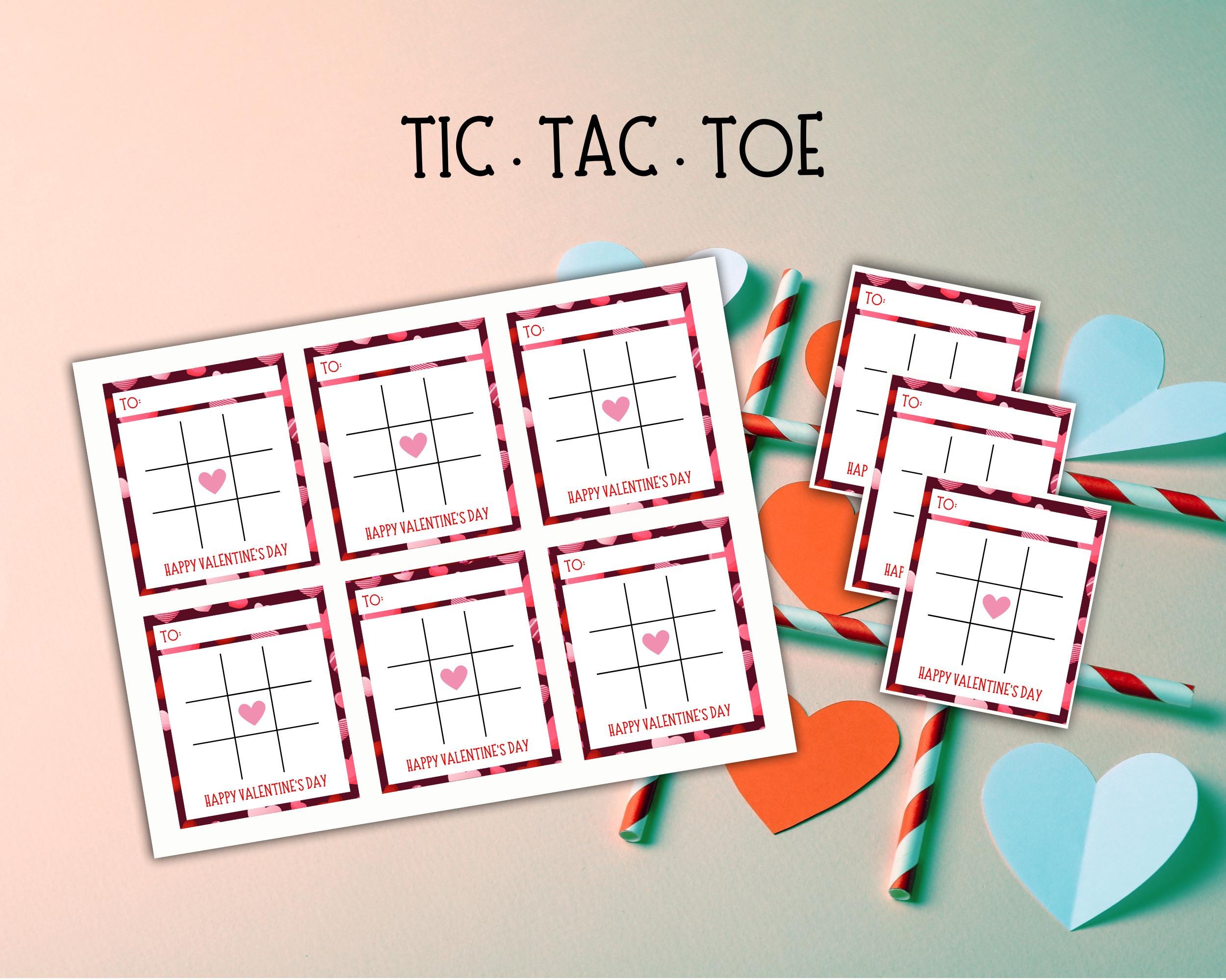 Valentine's Day Treat Bag Toppers: 3 Games, Printable Cards (instant ...