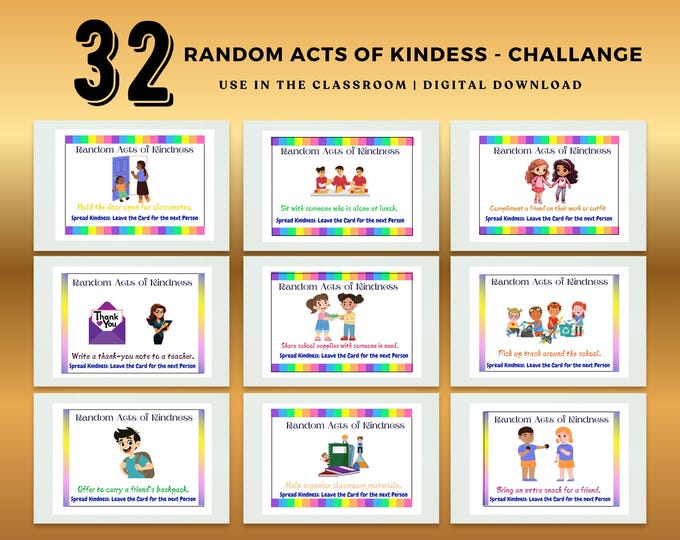 Printable Kindness Fortune Teller | Kindness Cootie Catcher | Spreading ...