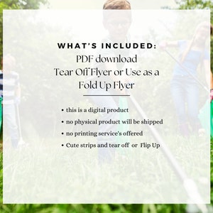 Kid's Chore Chart Inside Chores and Outside Chores Tear off or Flip up ...