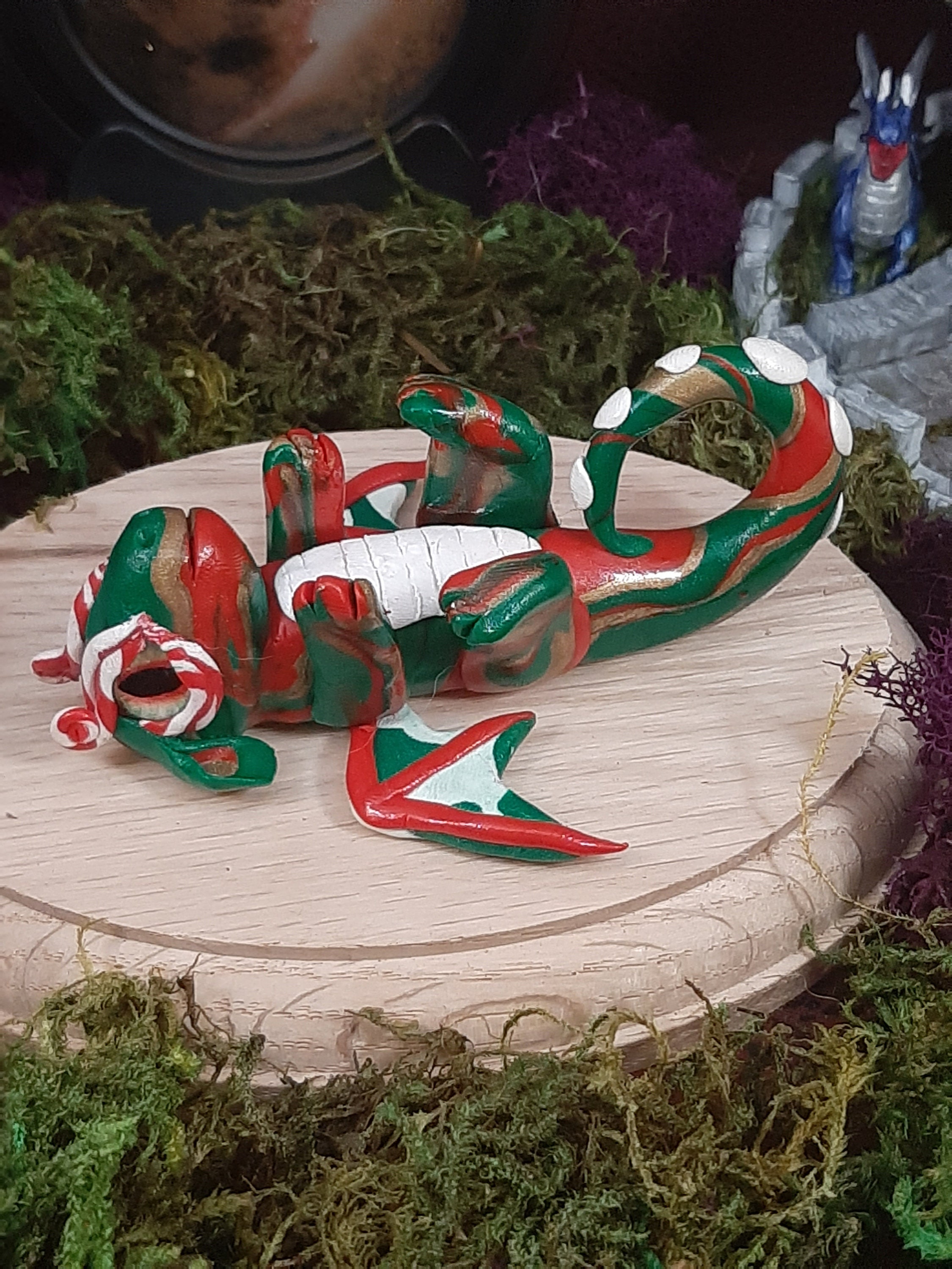 Polymer Clay Dragon D&D DND Dice Guardian Cute Handmade - Etsy