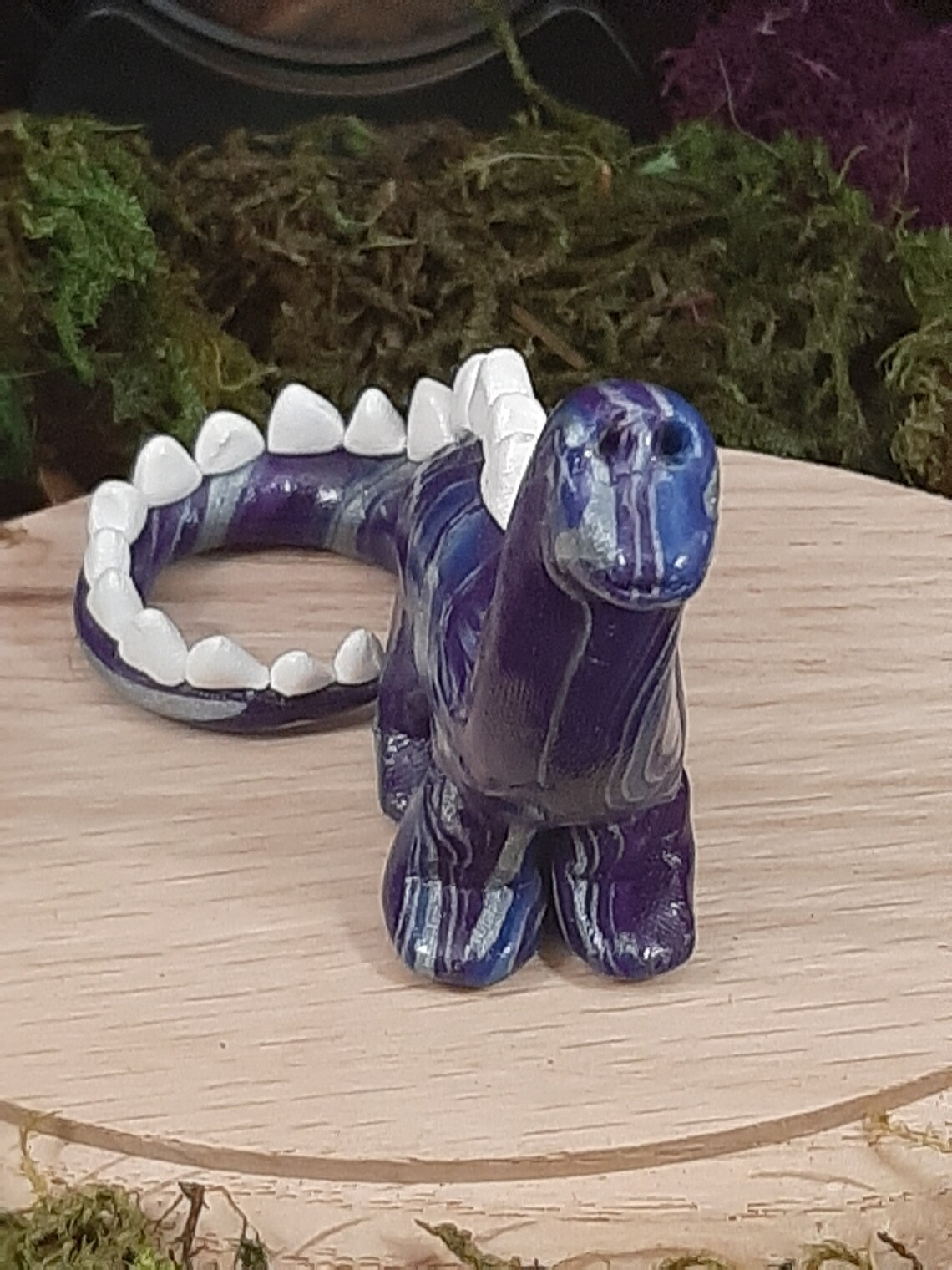 Polymer Clay Dino D&D DND Dice Guardian Cute Handmade - Etsy