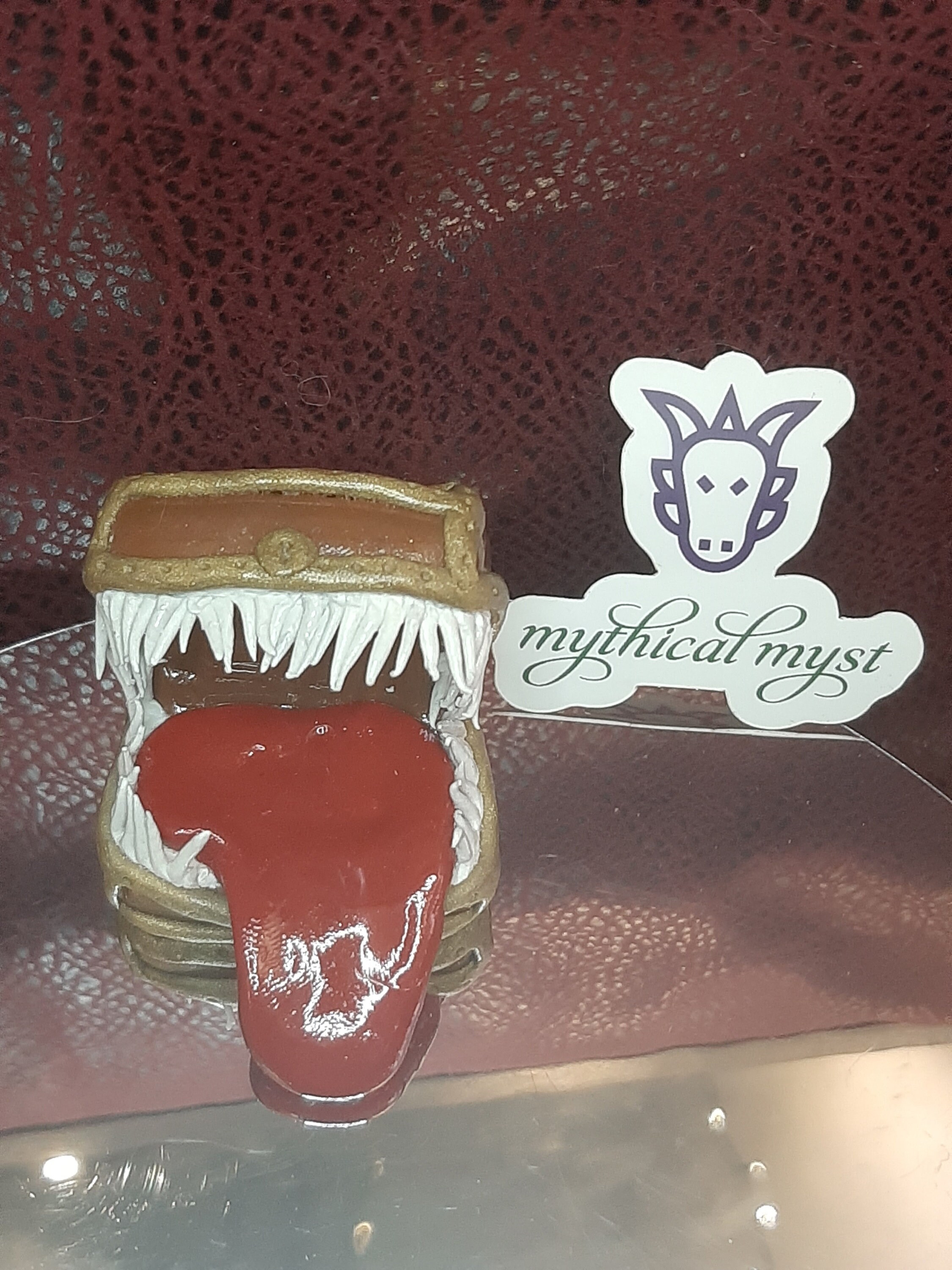 Polymer Clay Mimic D&D DND Dice Guardian Handmade Nerdy - Etsy