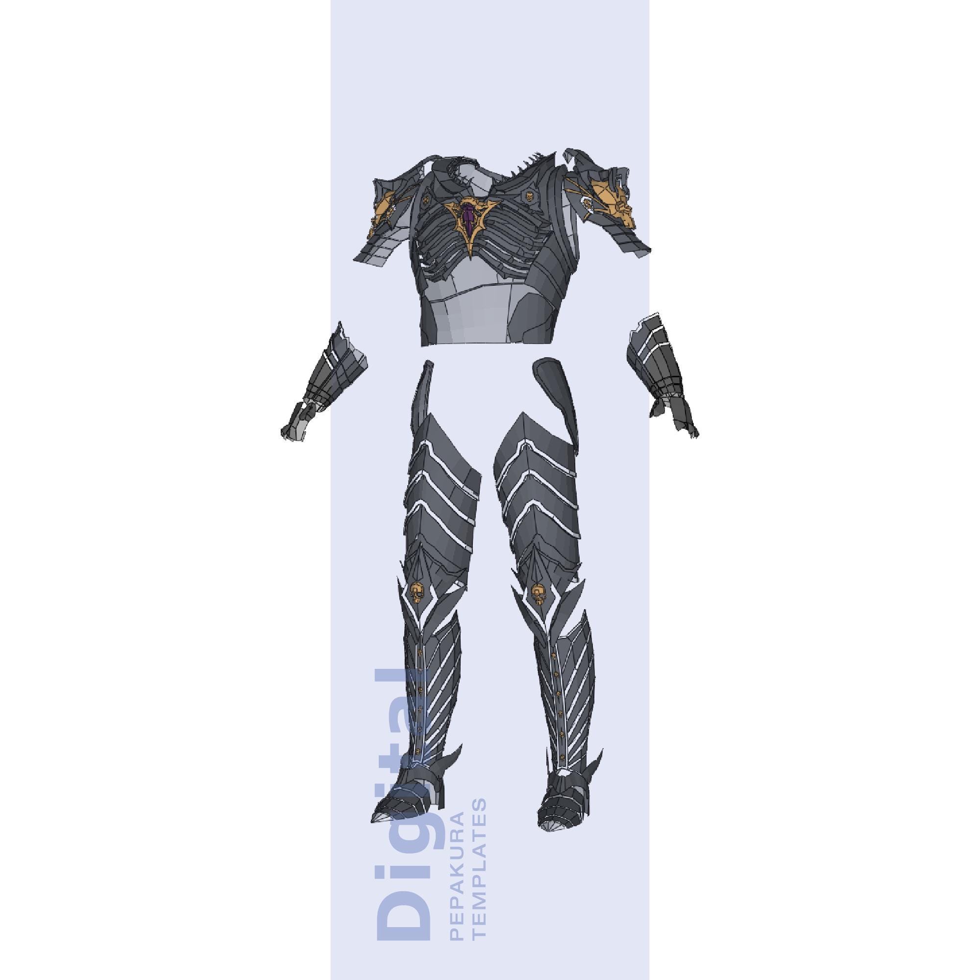Ketheric Armor Inspired Armor Cosplay Pepakura Template - EVA Foam ...