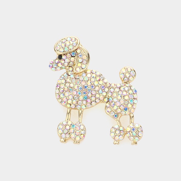 Poodle Pin - Etsy
