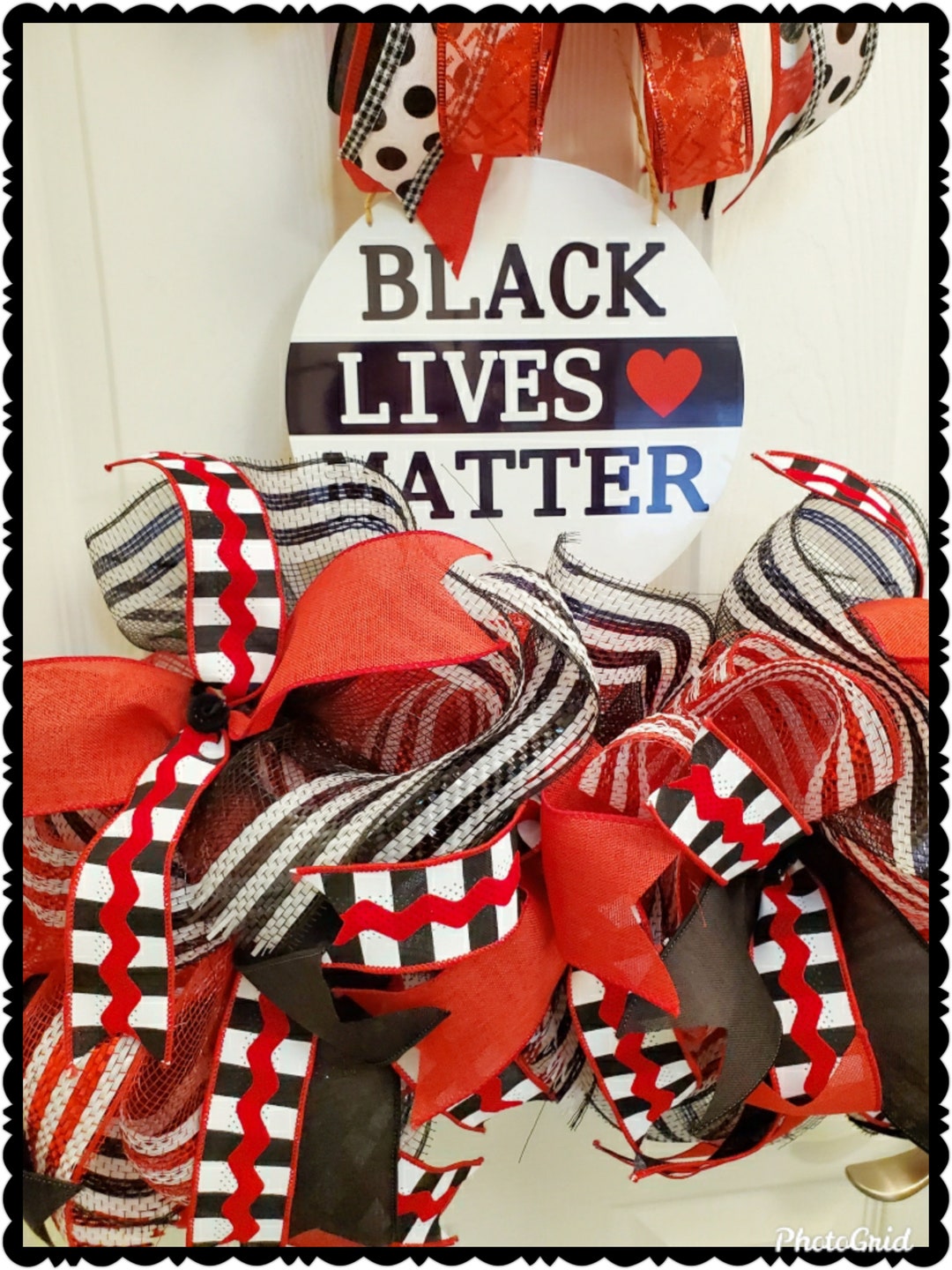 Black Lives Matter, Door Hanger, Deco Mesh Wreath, BLM - Etsy
