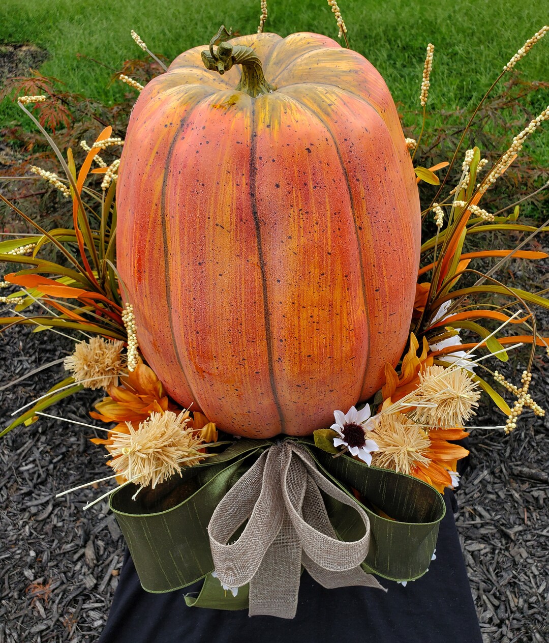Fall Pumpkin Center Piece, Autumn Décor, Fall Home Décor, Harvest ...