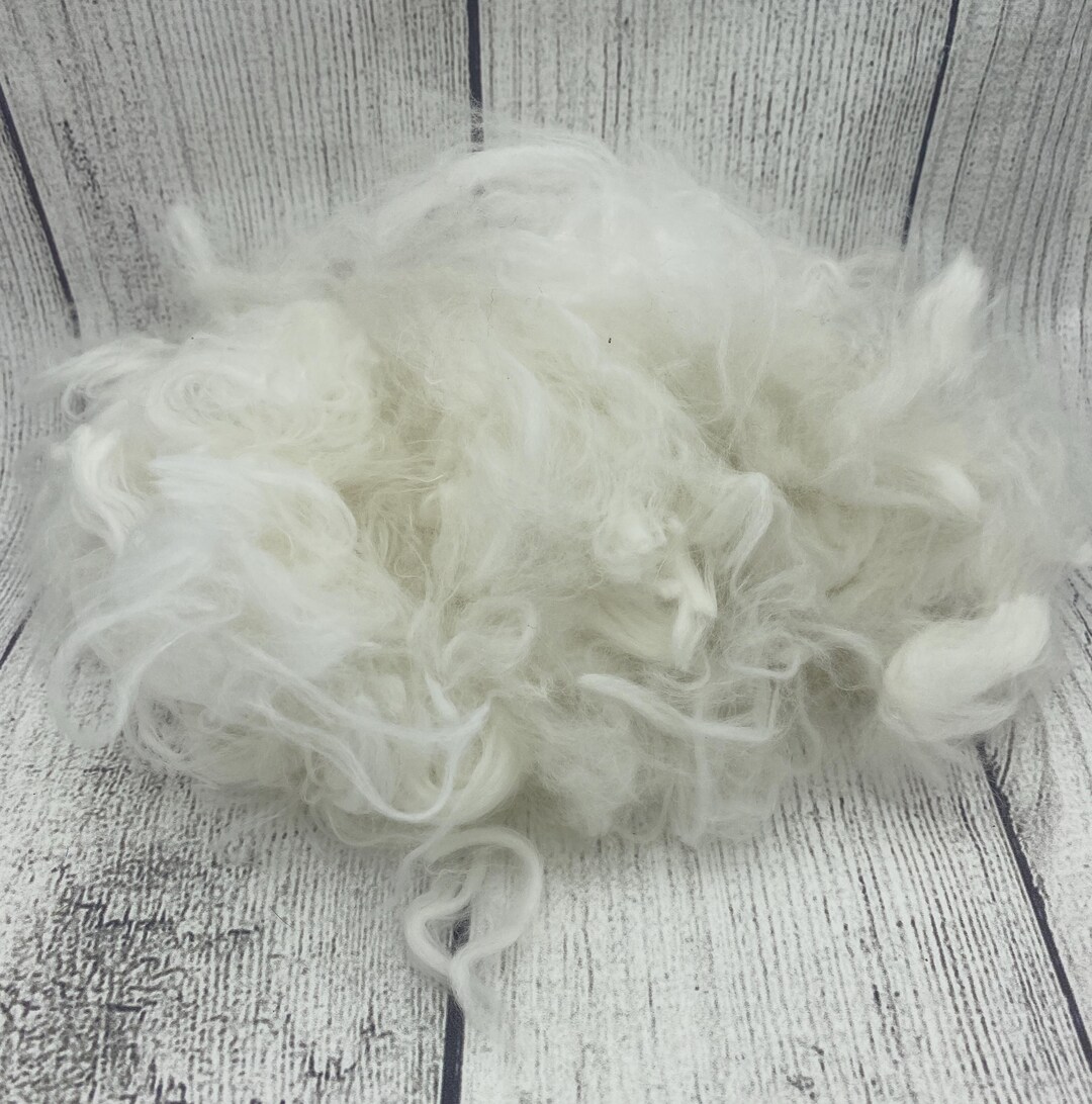 Raw White English Angora Wool/fiber - Etsy