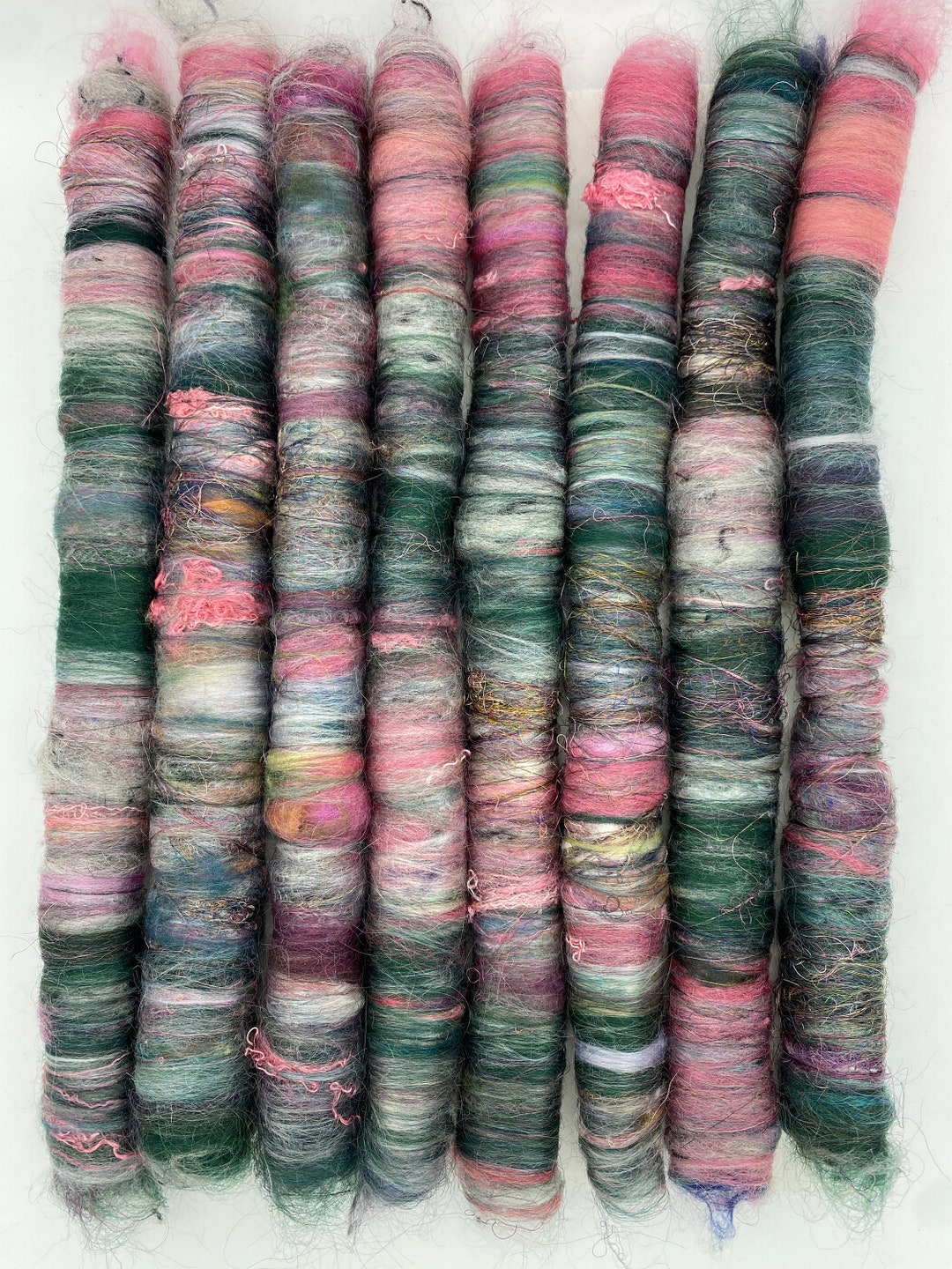 Junkyard Art Rolag Set for Spinning, Yarn - Etsy