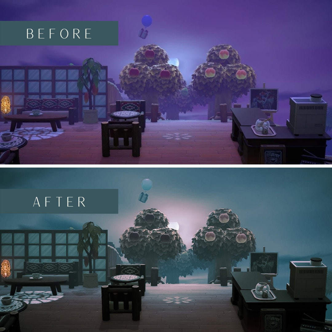 Haunted Preset (night) - Animal Crossing ACNH Preset for Lightroom ...