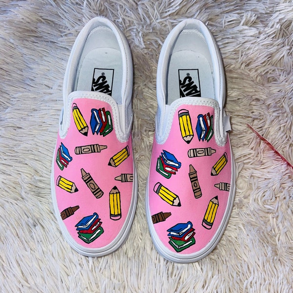 Custom Painted Vans - Etsy