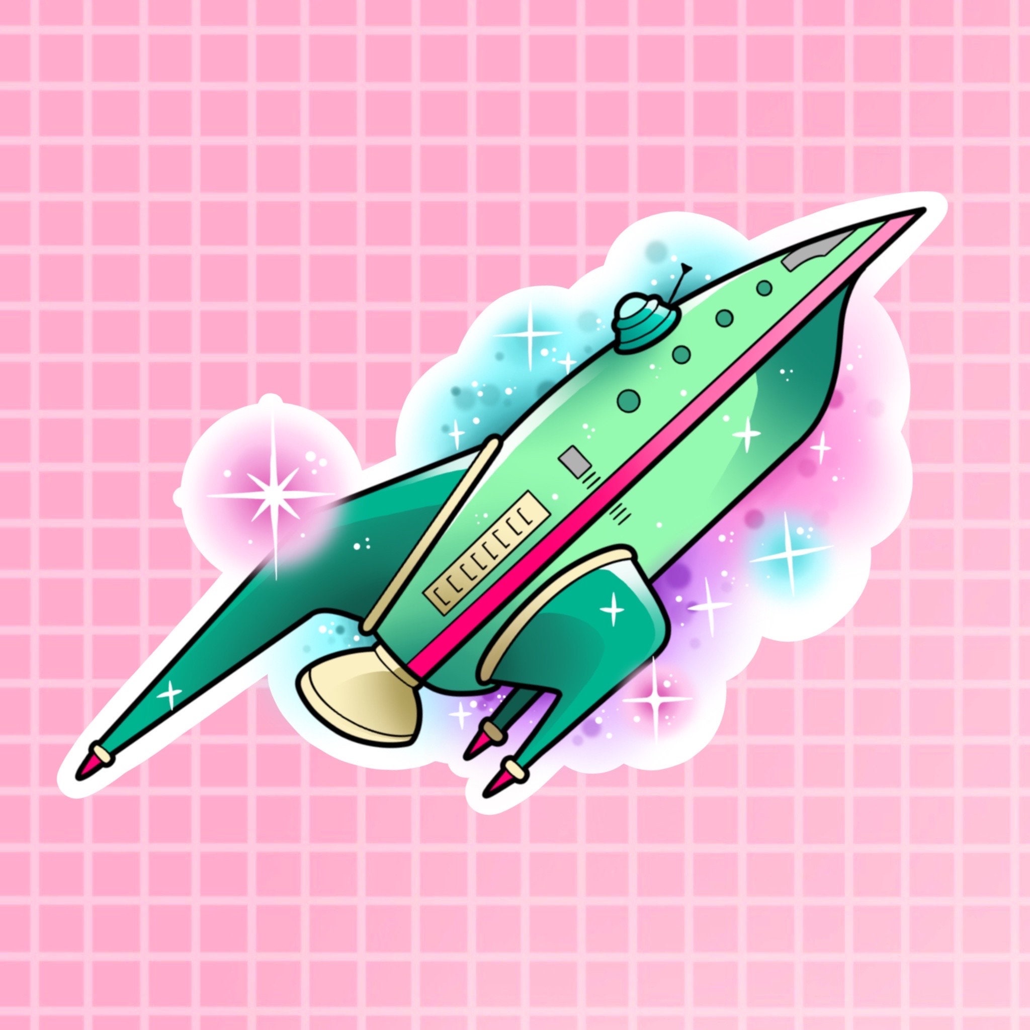 Cute Futurama Sticker - Etsy