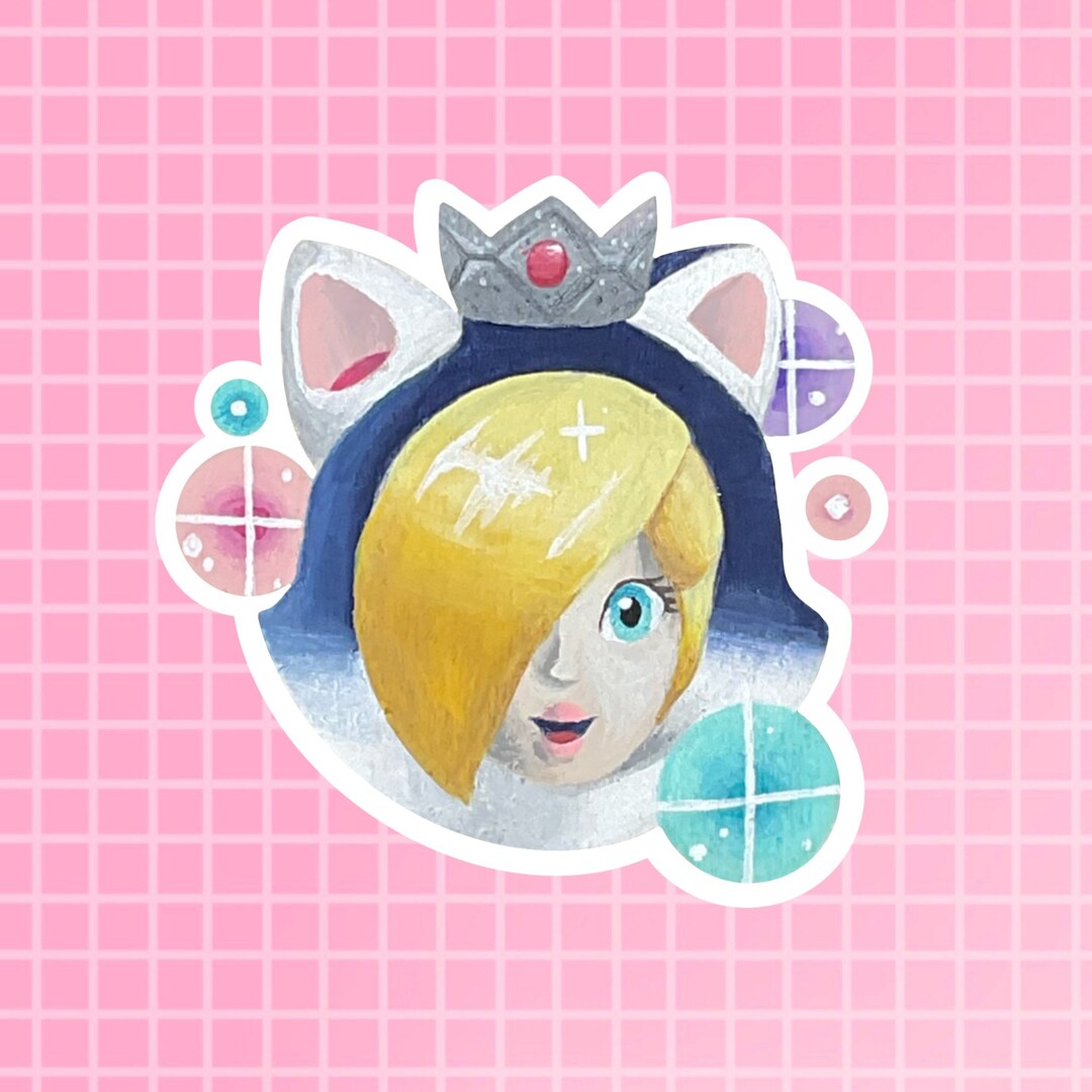 Rosalina Cat Sticker - Etsy