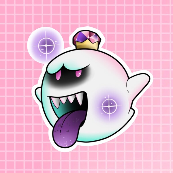 King Boo Sticker - Etsy