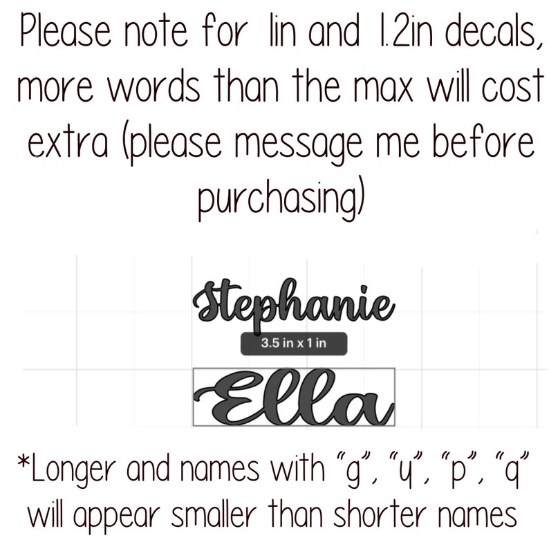 Birthday Decals Custom Birthday Stickers Custom Name - Etsy