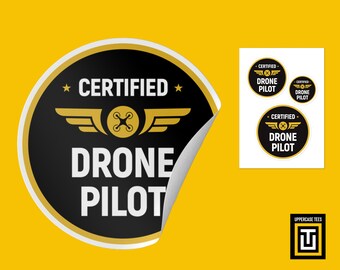 Drone Pilot Sticker - Etsy