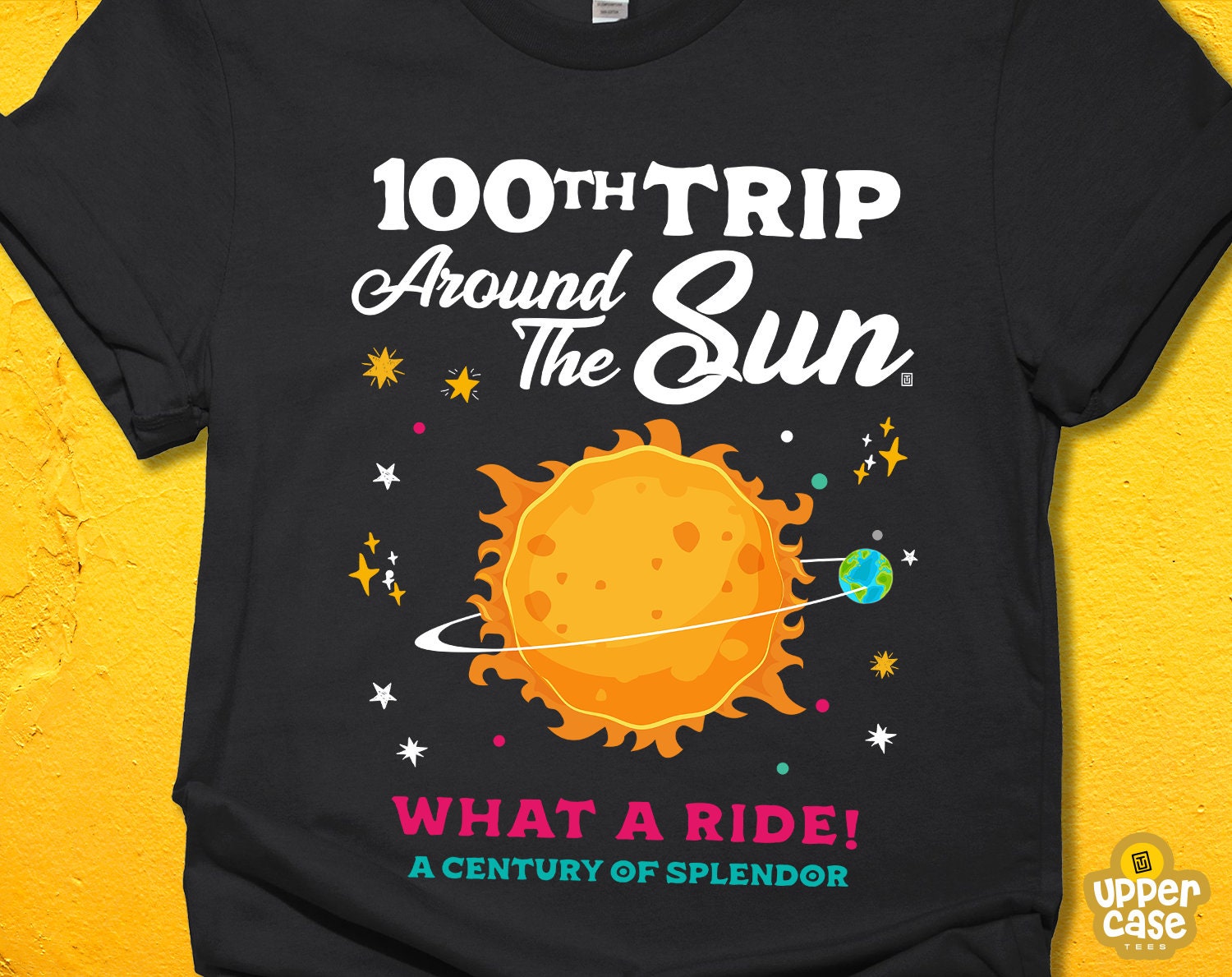 Personalized 100th Birthday Party Shirt, 100th Trip Around the Sun ...
