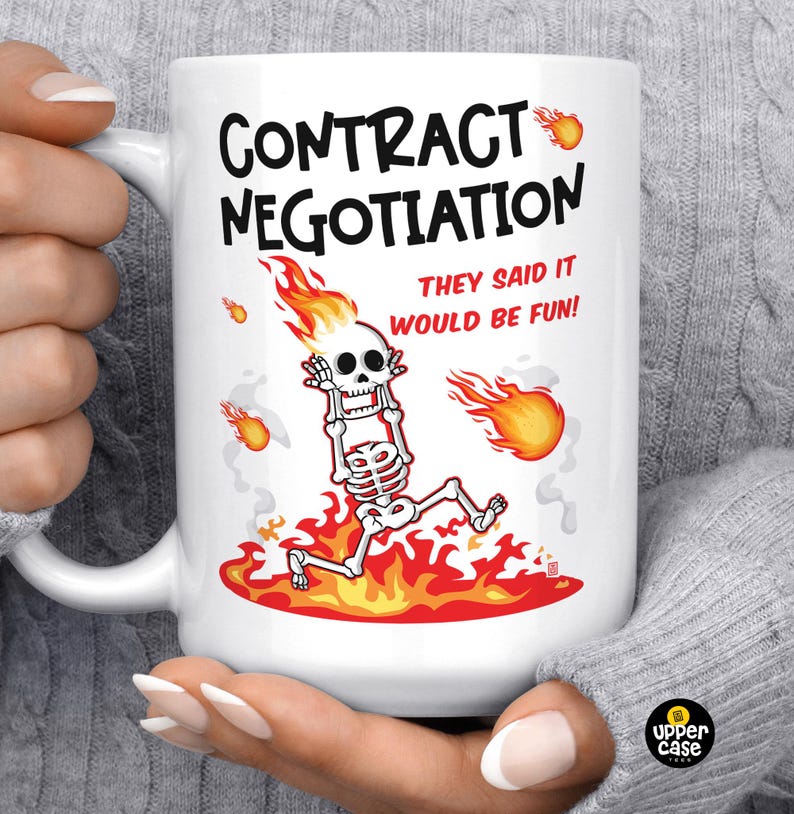Funny Contract Negotiator Mug | Legal Team Coffee Cup | Procurement ...