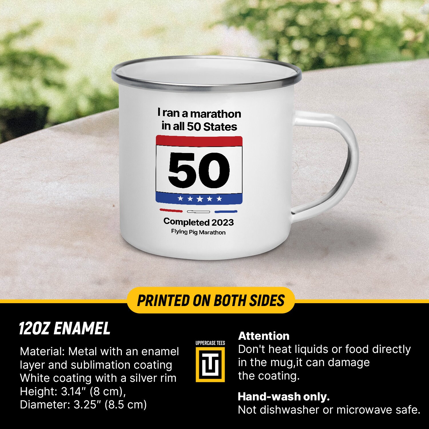 Custom 50 States Marathon Mug, Thoughtful Gift for Marathoners, I Ran a ...