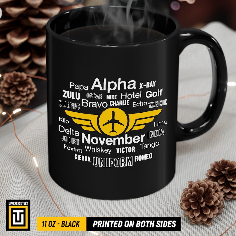 Aviation Phonetic Alphabet Mug Flight Training Gift Gift for - Etsy