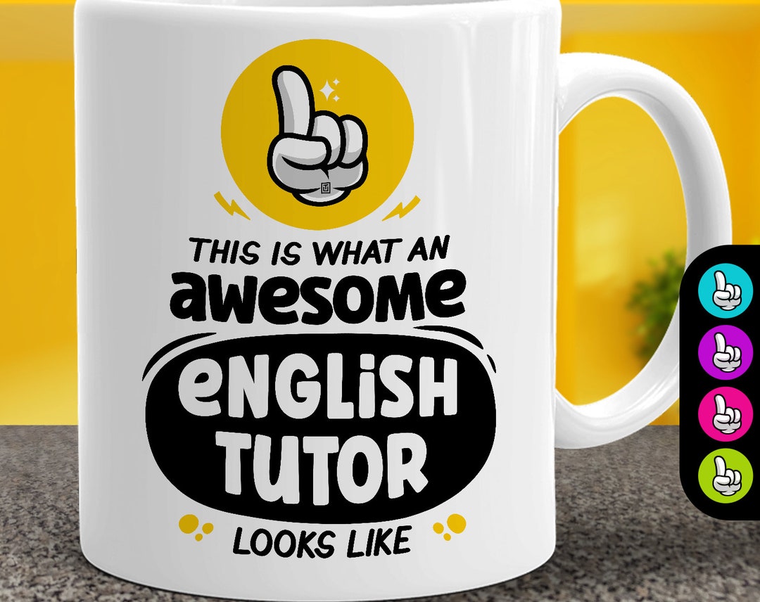 English Tutor Gift, ESL Teacher Cup, Language Instructor Mug, This is ...
